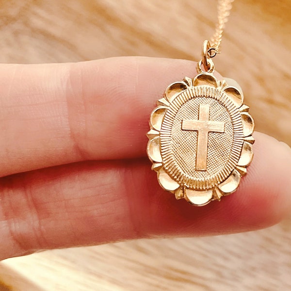 Cross Medallion - Etsy