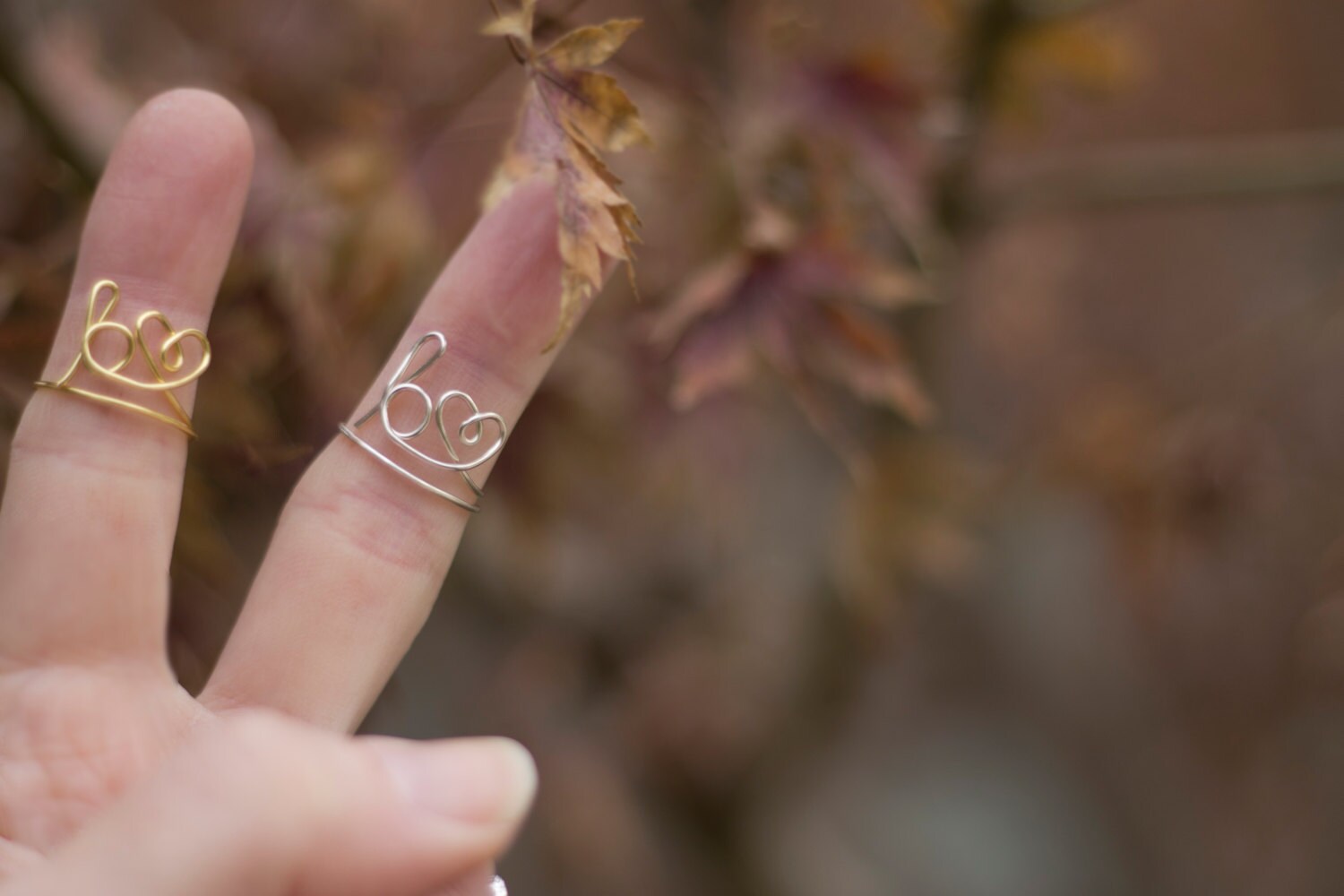 Initial Heart Ring, Personalized Rings, Bridesmaids Ring, Bridal Gifts ...