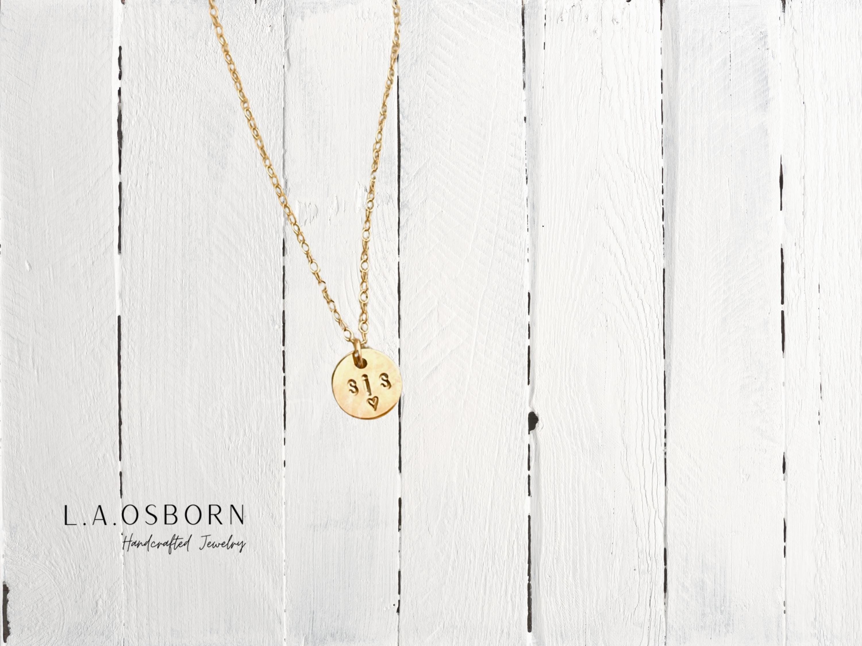 Sis Necklace, Perfect Gift for Sister, Necklace Gift, Name Charm ...