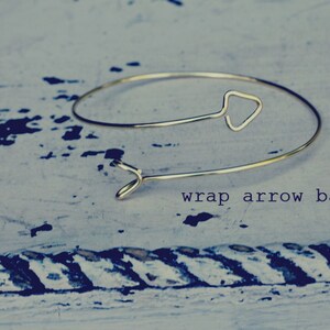 Gold Arrow Bangle Bracelet, Arrow Wrap Bangle, Adjustable Arrow ...