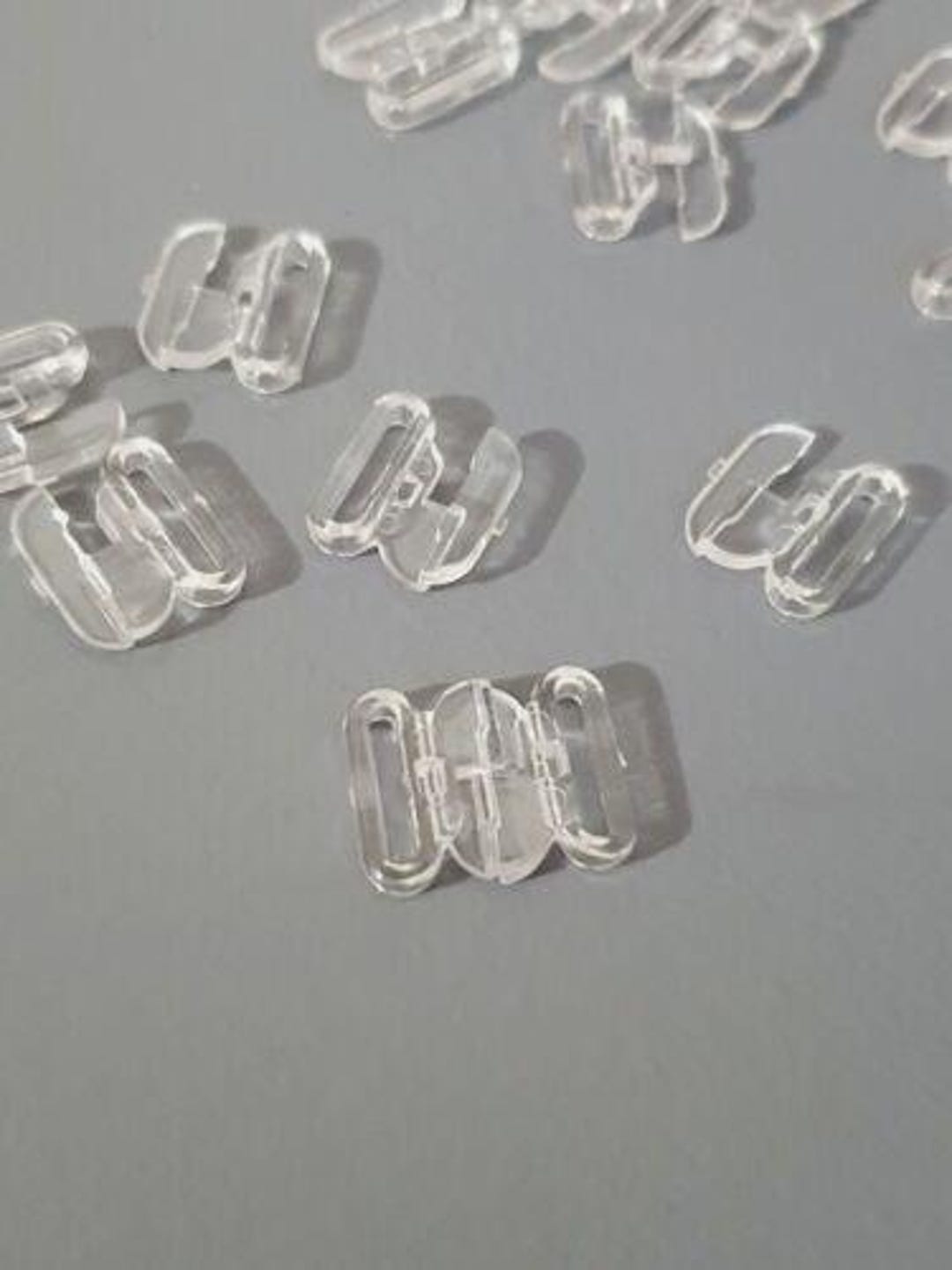 4x Clear Plastic Bikini Clasps Bra Fastener - Etsy