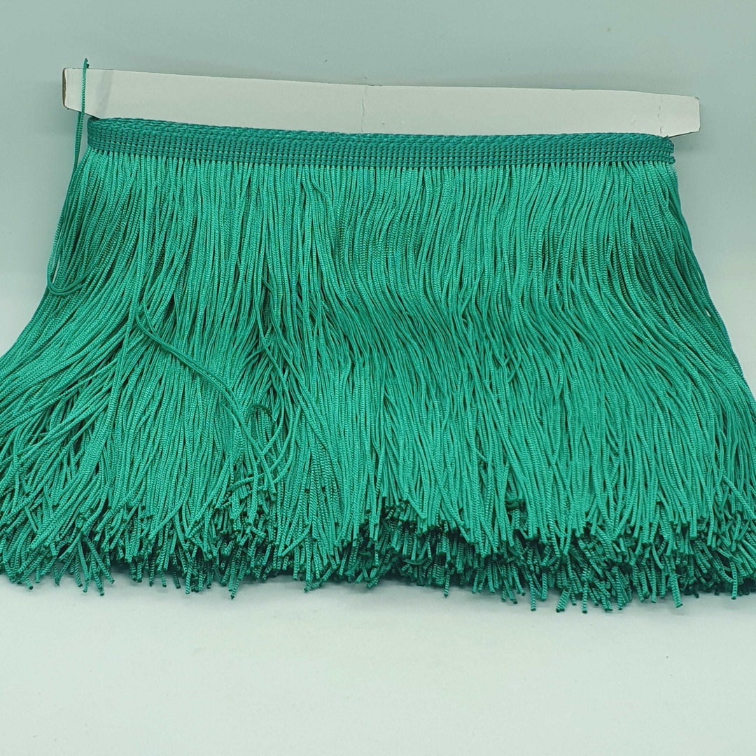 15cm Drop Emerald Green Silk Fringe Fringing - Etsy