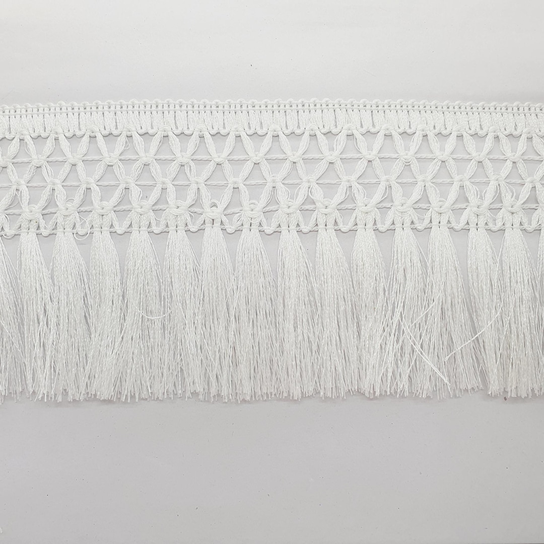 9cm Drop White Tassel Fringe Fringing - Etsy