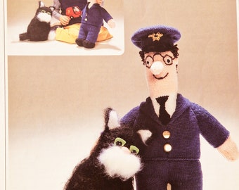 Vintage Postman Pat Knitting Pattern DIGITAL DOWNLOAD A4 PDF - Etsy