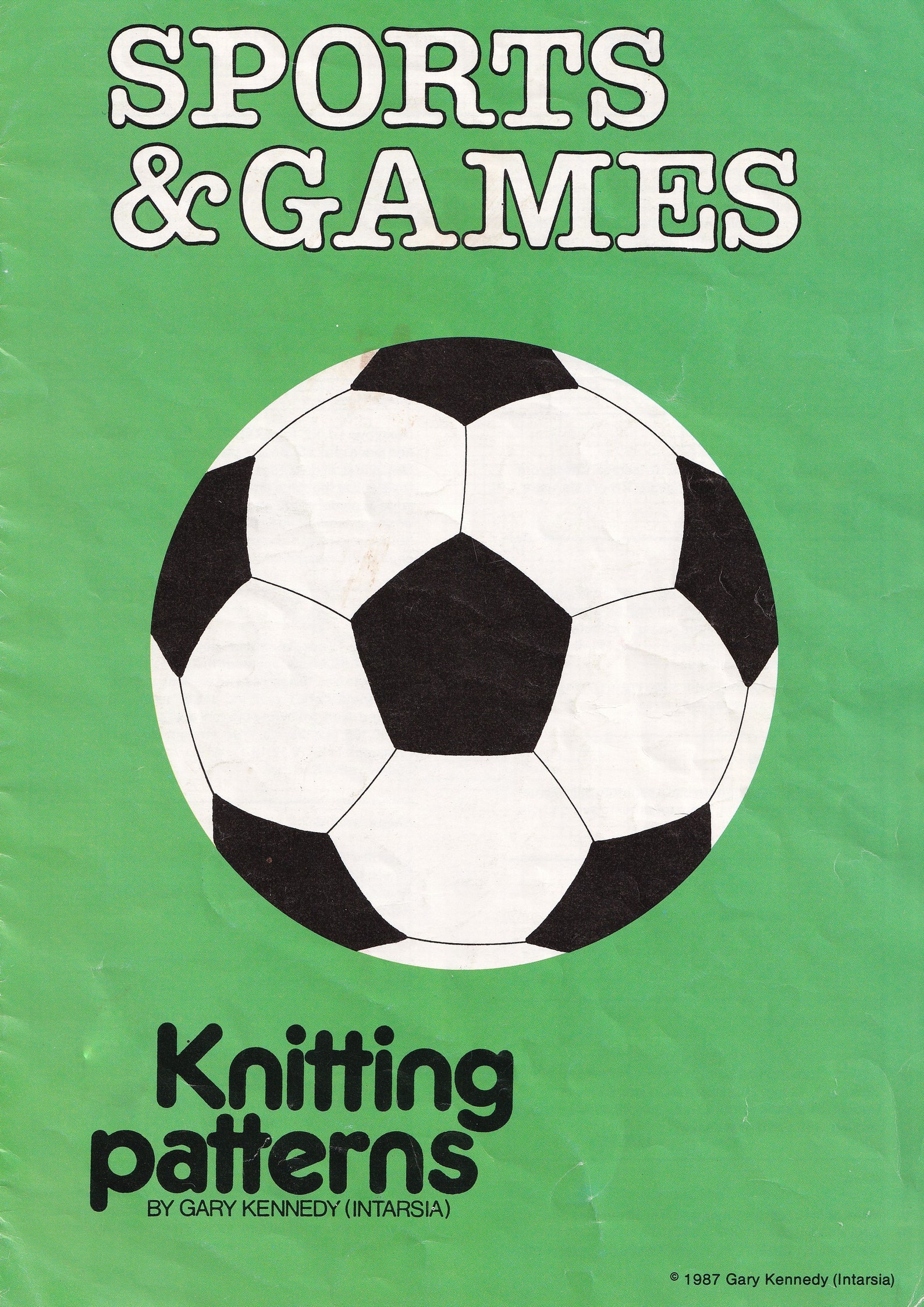 Football Vintage Knitting Pattern PDF Size 24" - 44" - Etsy