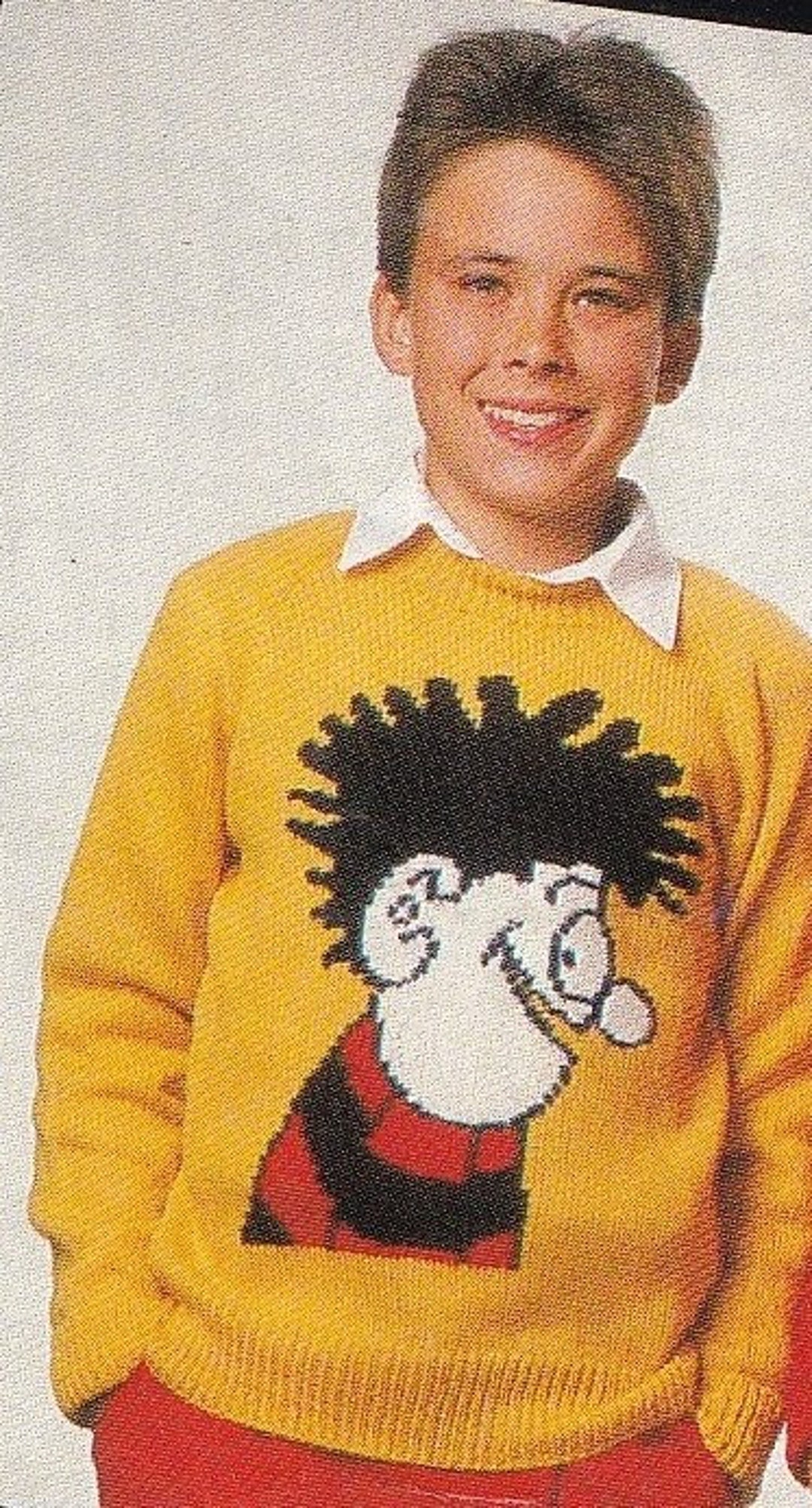 Dennis the Menace Jumper Vintage Knitting Pattern PDF Size 24" - 44" - Etsy
