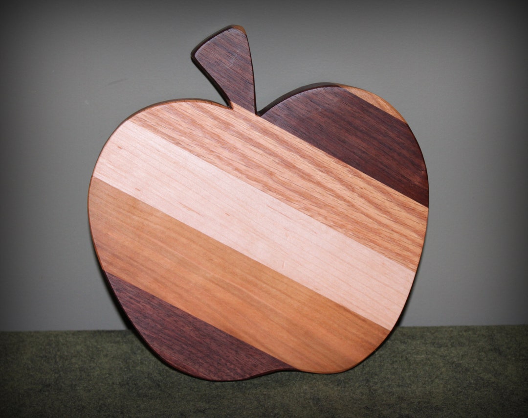 Apple Shaped Cutting Board Cheese Board - Etsy