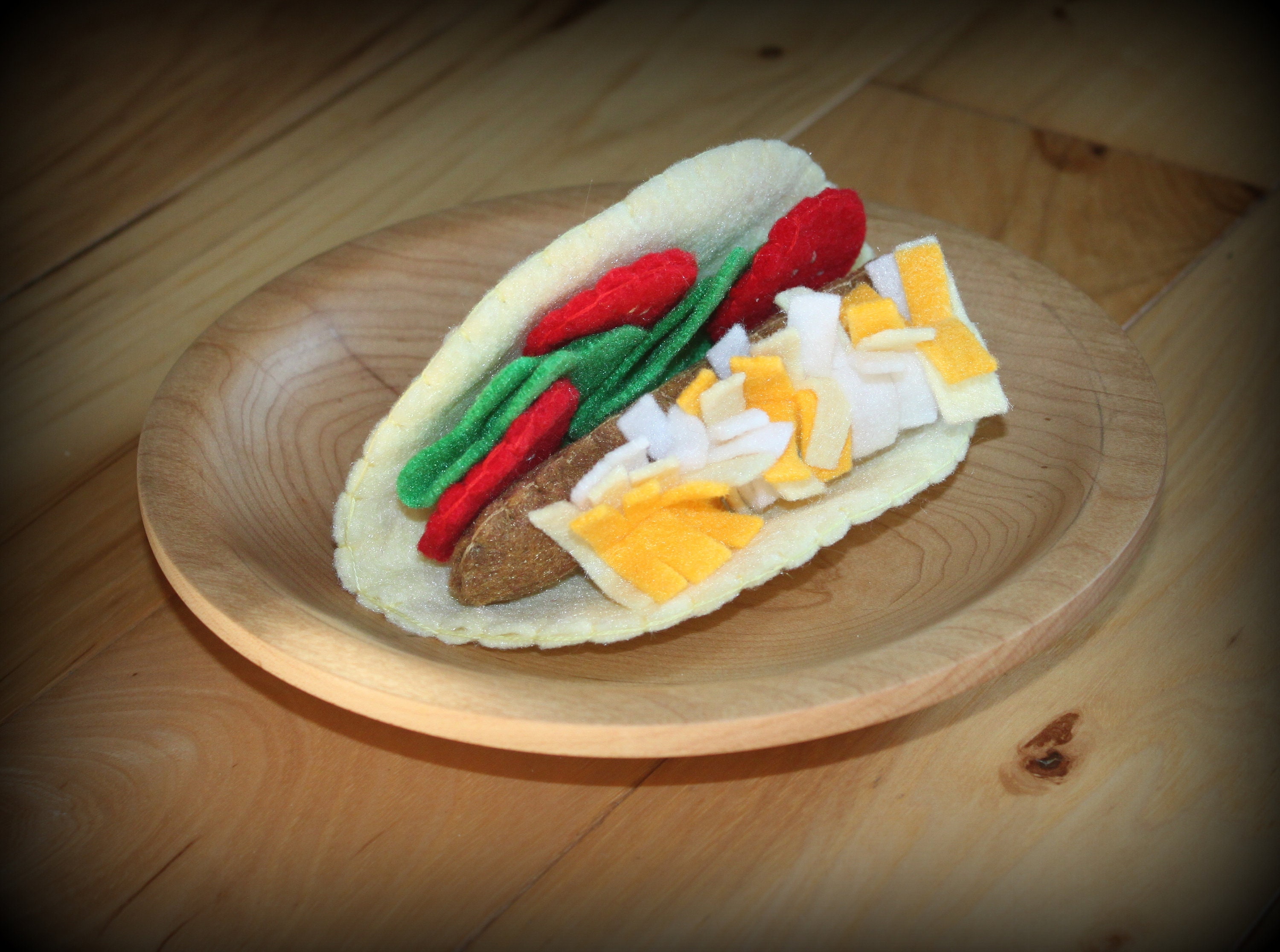 Felt Play Food - Taco Set - Etsy