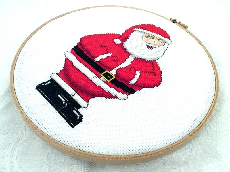 Santa Claus Cross Stitch Pattern Christmas PDF Pattern - Etsy