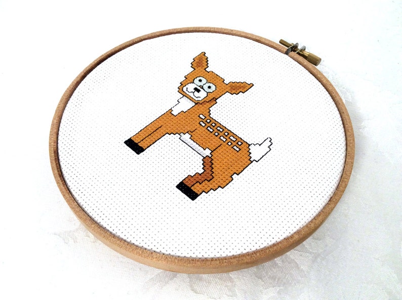 Deer Cross Stitch Pattern Fawn Needlepoint Forest Friend PDF - Etsy