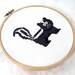 Skunk Cross Stitch Pattern, PDF Pattern, Forest Embroidery, Animal ...