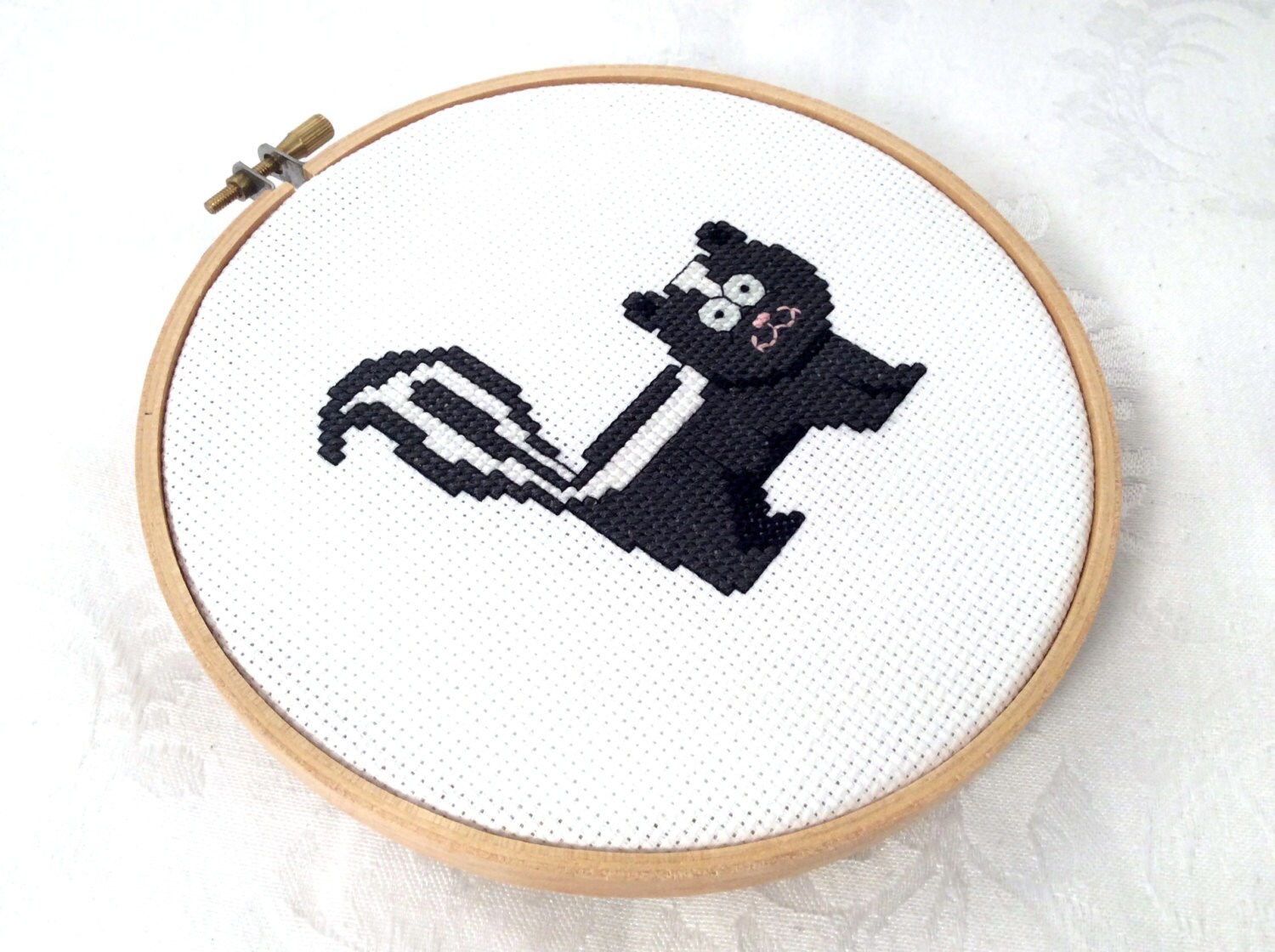 Skunk Cross Stitch Pattern, PDF Pattern, Forest Embroidery, Animal ...