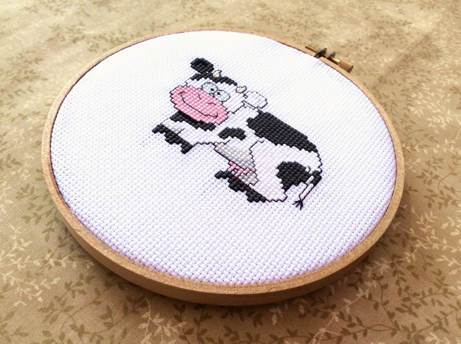 Cow Cross Stitch Pattern Farm Embroidery Barn Animal - Etsy