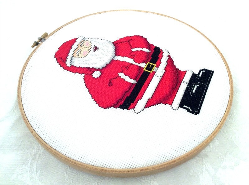 Santa Claus Cross Stitch Pattern Christmas PDF Pattern - Etsy