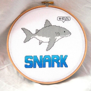 Snark Cross Stitch Pattern, Cussing Sassy, Swearing Needlepoint, Snarky ...