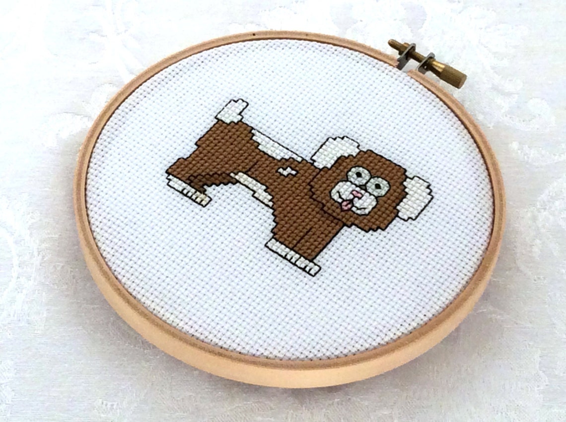 Dog Cross Stitch Pattern, PDF Pattern, Pet Embroidery, Animal ...