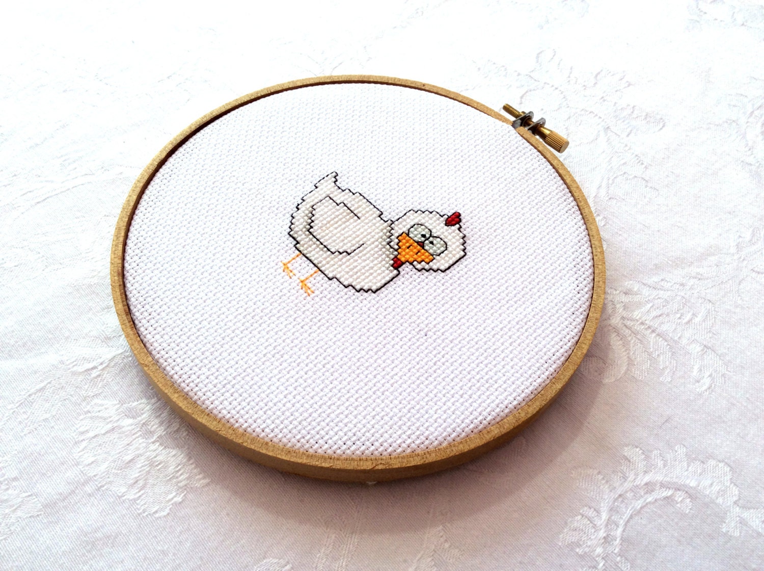Chicken Cross Stitch Pattern PDF Pattern Animal Embroidery - Etsy