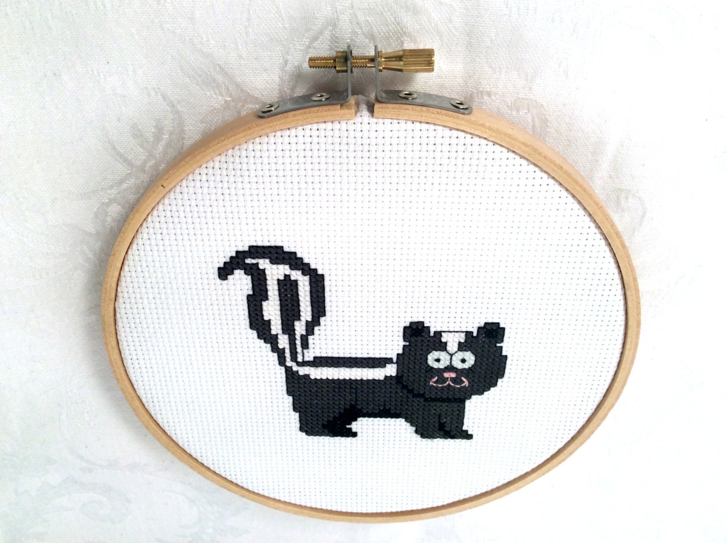 Skunk Cross Stitch Pattern, PDF Pattern, Forest Embroidery, Animal ...