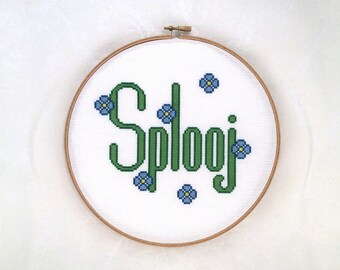 Have a blast cross stitch pattern snarky embroidery funny