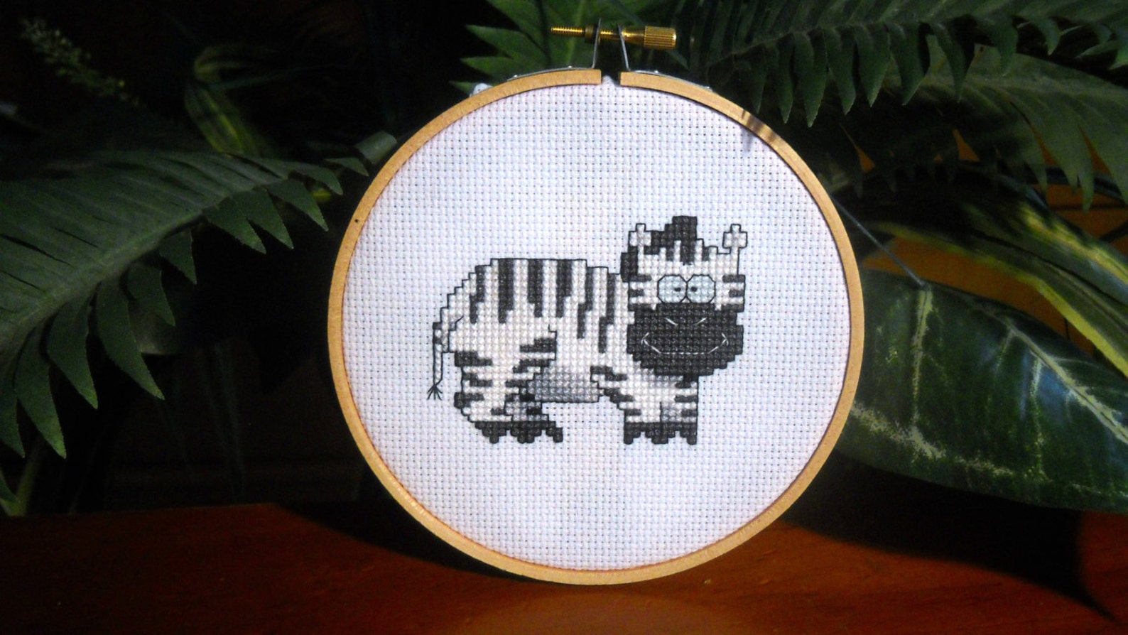 Zebra Cross Stitch Pattern, PDF Pattern, Jungle Embroidery, Animal ...
