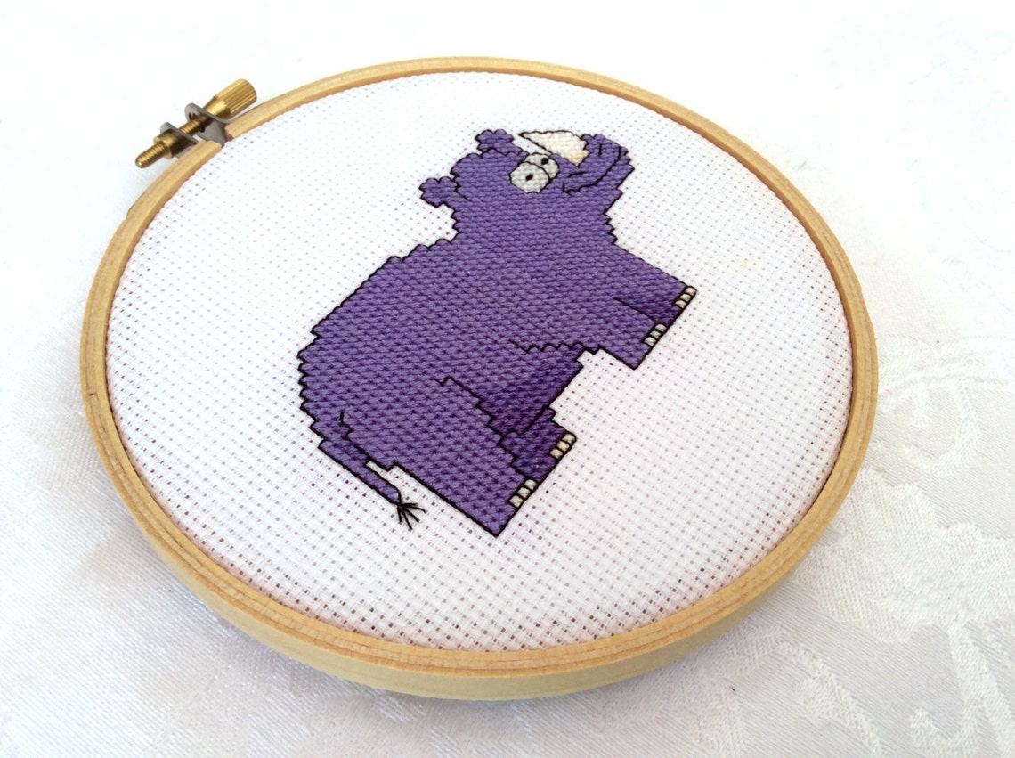 Rhino Cross Stitch Pattern, Digital Download, Zoo PDF Pattern, Jungle ...
