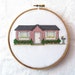 Little Pink House Cross Stitch Pattern, Cozy Cottage, PDF Pattern ...