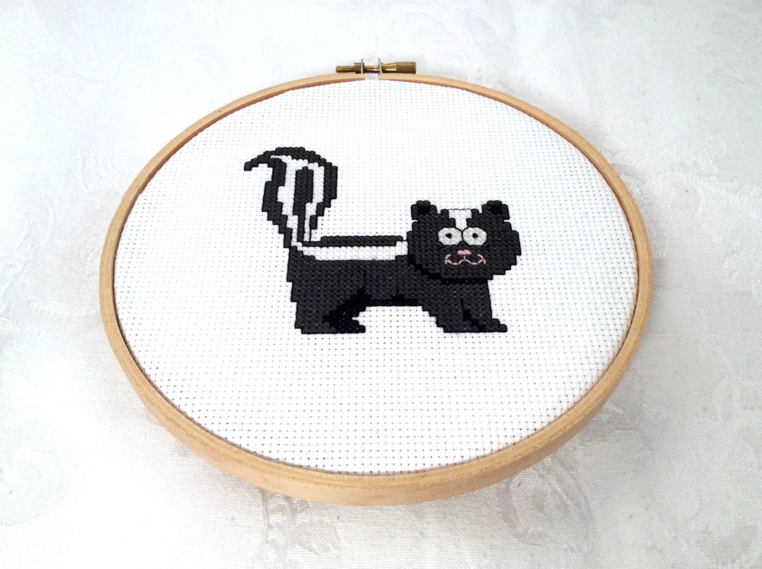 Skunk Cross Stitch Pattern, PDF Pattern, Forest Embroidery, Animal ...