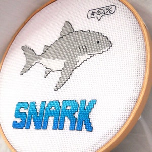 Snark Cross Stitch Pattern, Cussing Sassy, Swearing Needlepoint, Snarky ...
