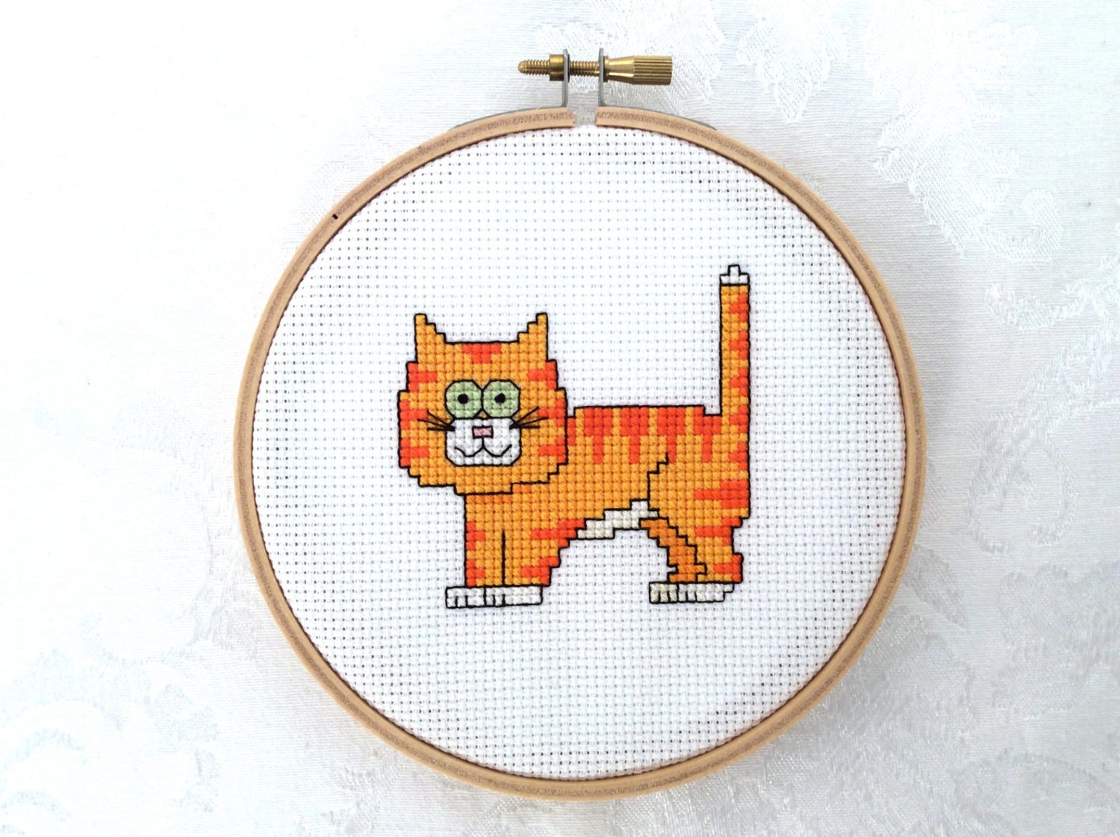 Cat Cross Stitch Pattern, PDF Pattern, Pet Embroidery, Kitty ...