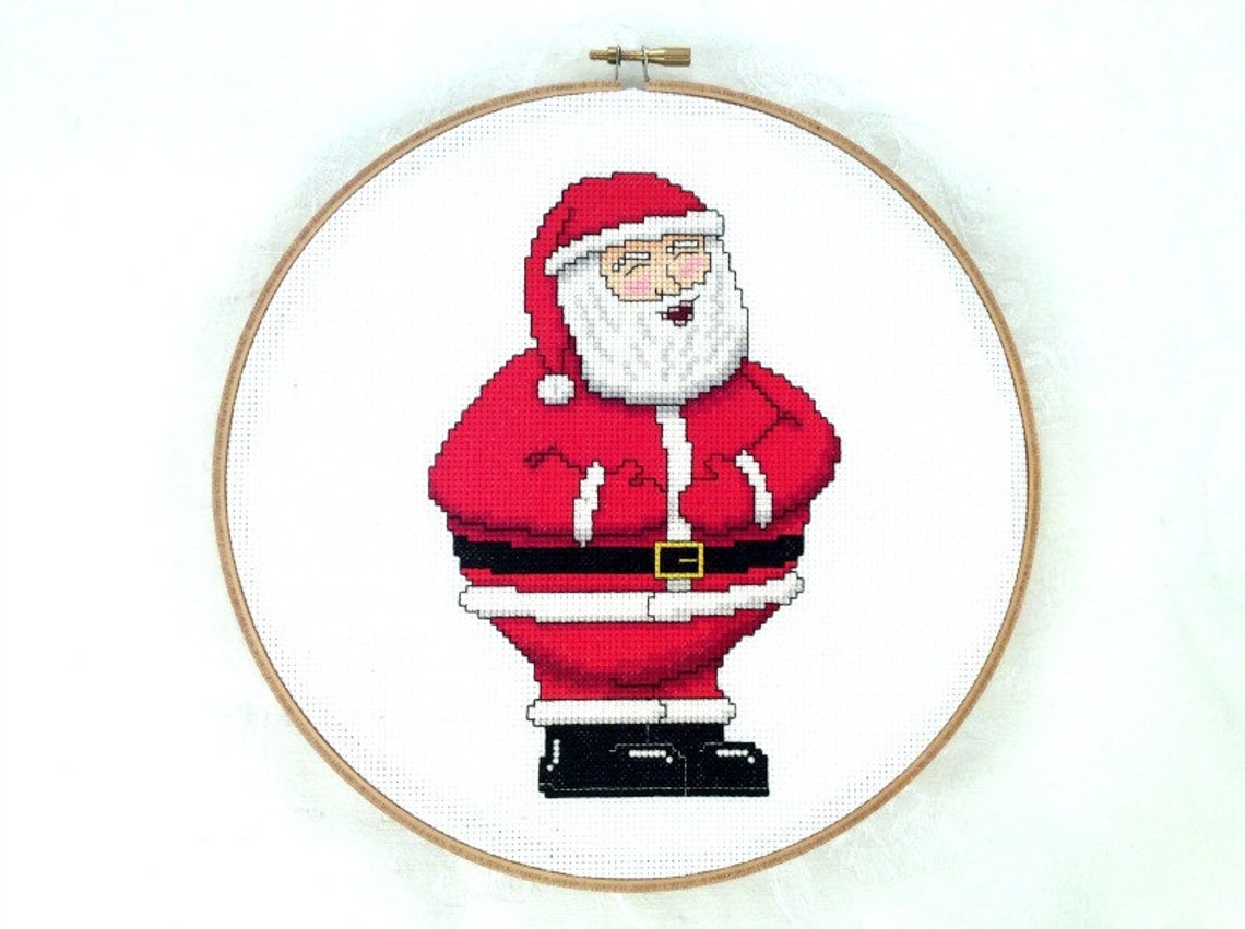 Santa Claus Cross Stitch Pattern Christmas PDF Pattern - Etsy