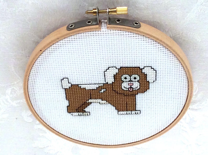 Dog Cross Stitch Pattern, PDF Pattern, Pet Embroidery, Animal ...