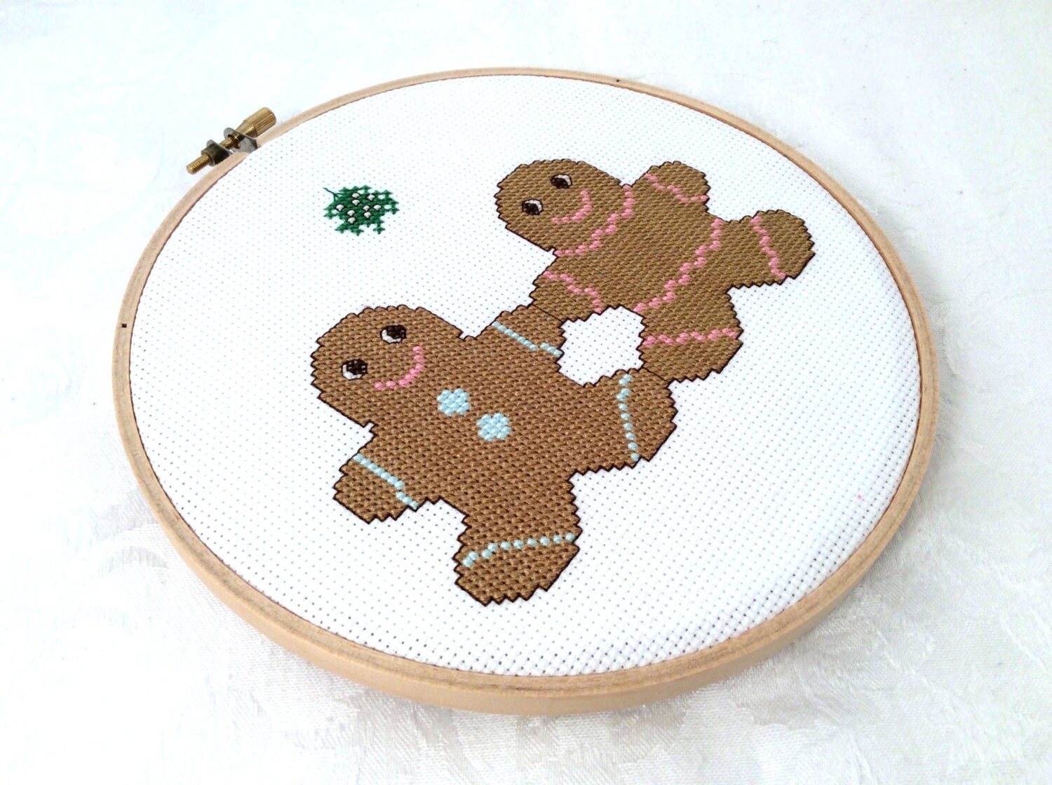 Gingerbread Cross Stitch Pattern, PDF Pattern, Christmas Embroidery ...
