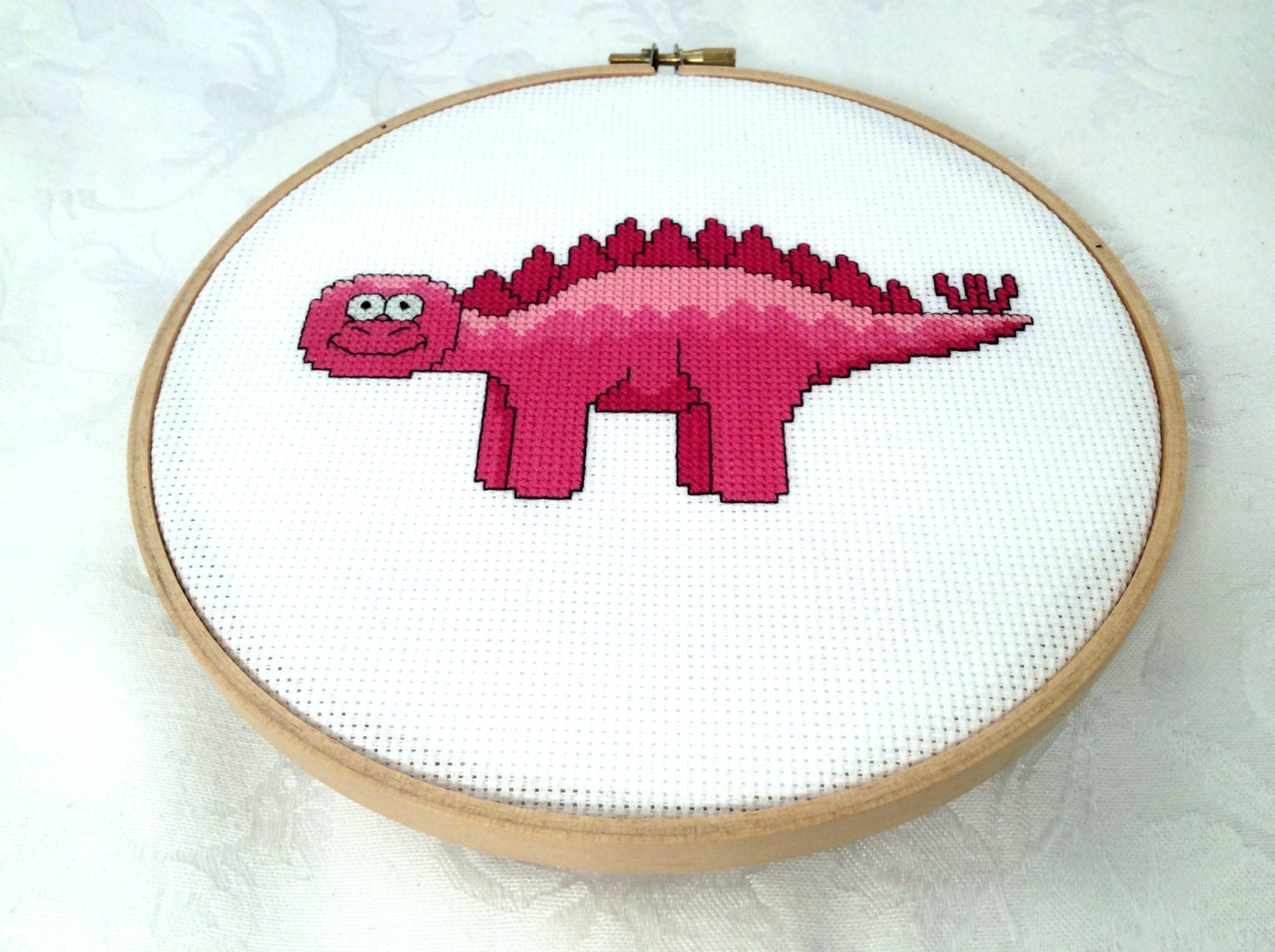 Stegosaurus Cross Stitch Pattern, Dinosaur Needlepoint, Prehistoric ...