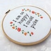 Sarcastic Embroidery Finish, Humorous Cross Stitch, Funny Wall Hanging ...