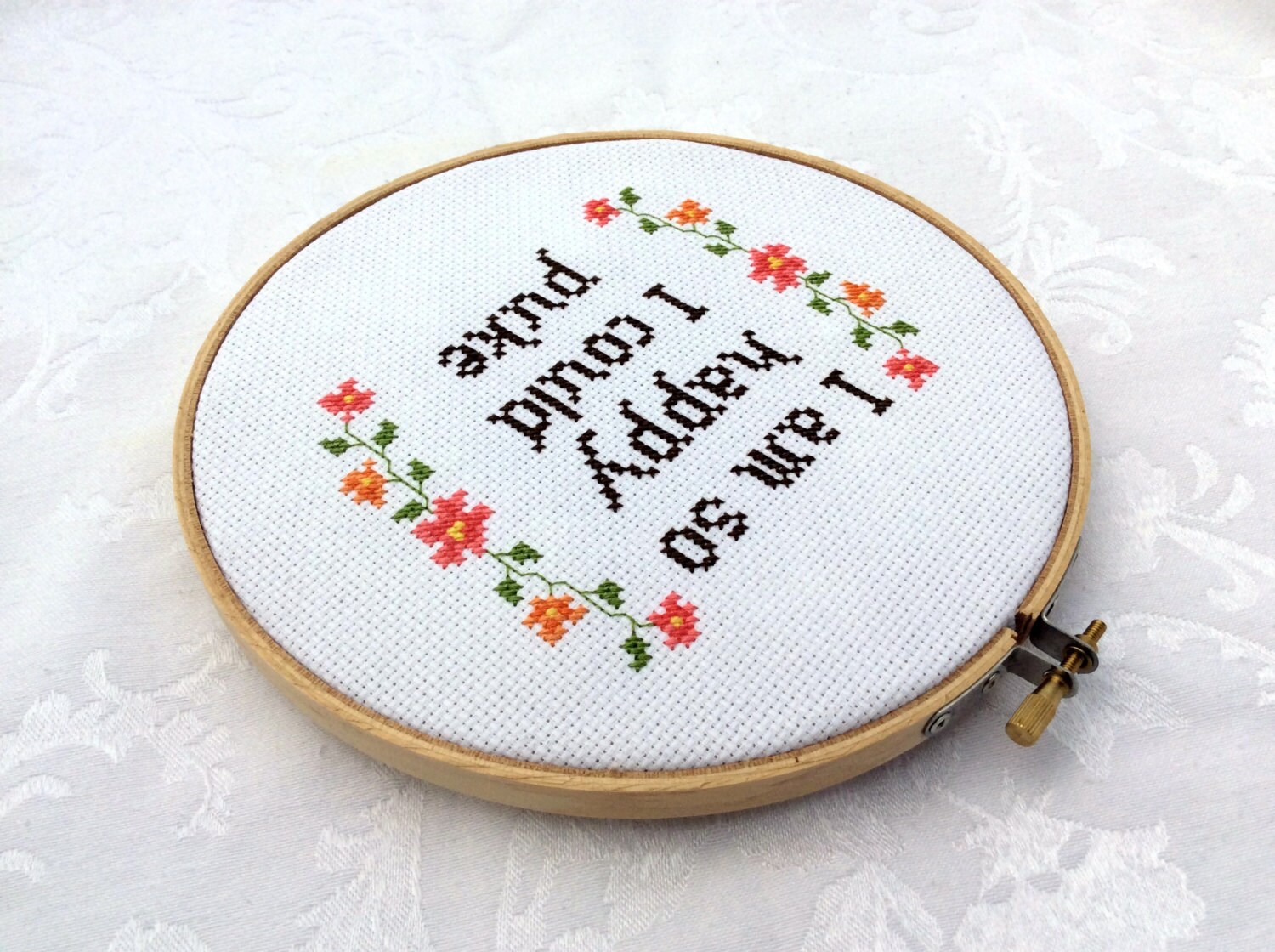 Sarcastic Embroidery Finish, Humorous Cross Stitch, Funny Wall Hanging ...