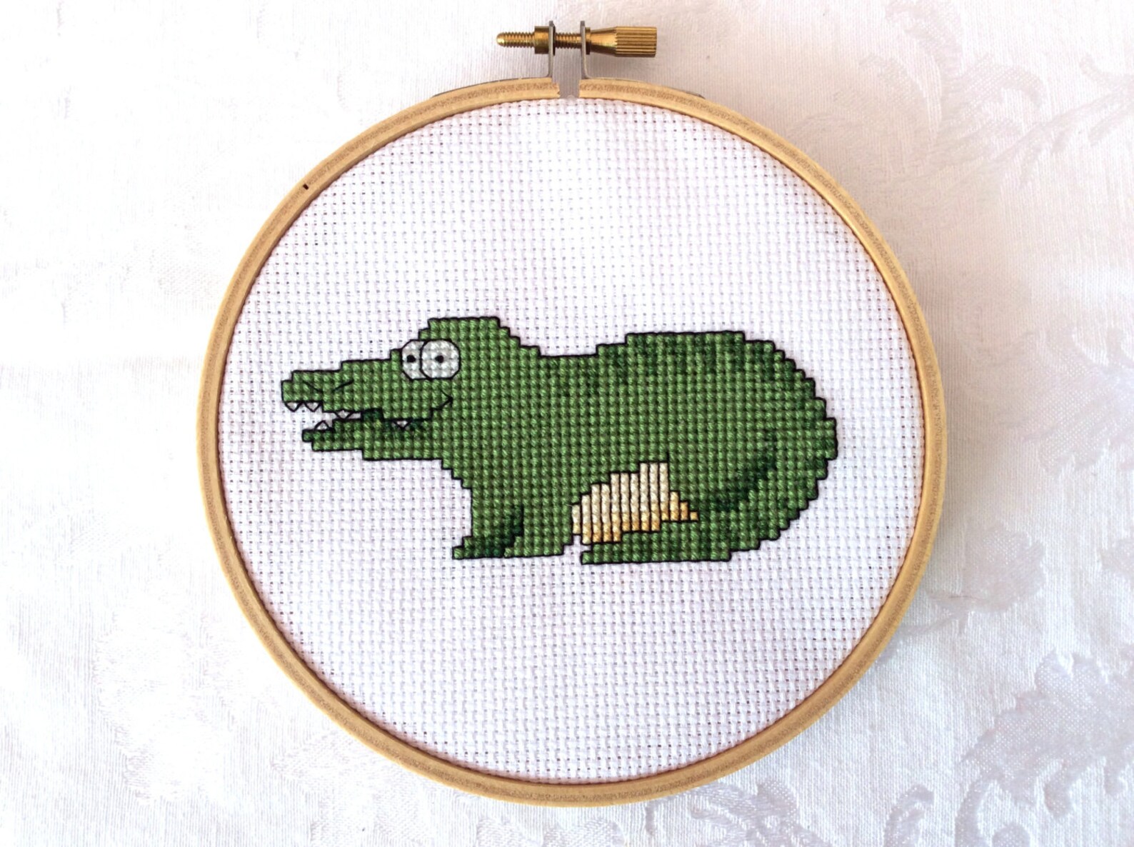 Crocodile Cross Stitch Pattern, Alligator Embroidery, PDF Pattern ...