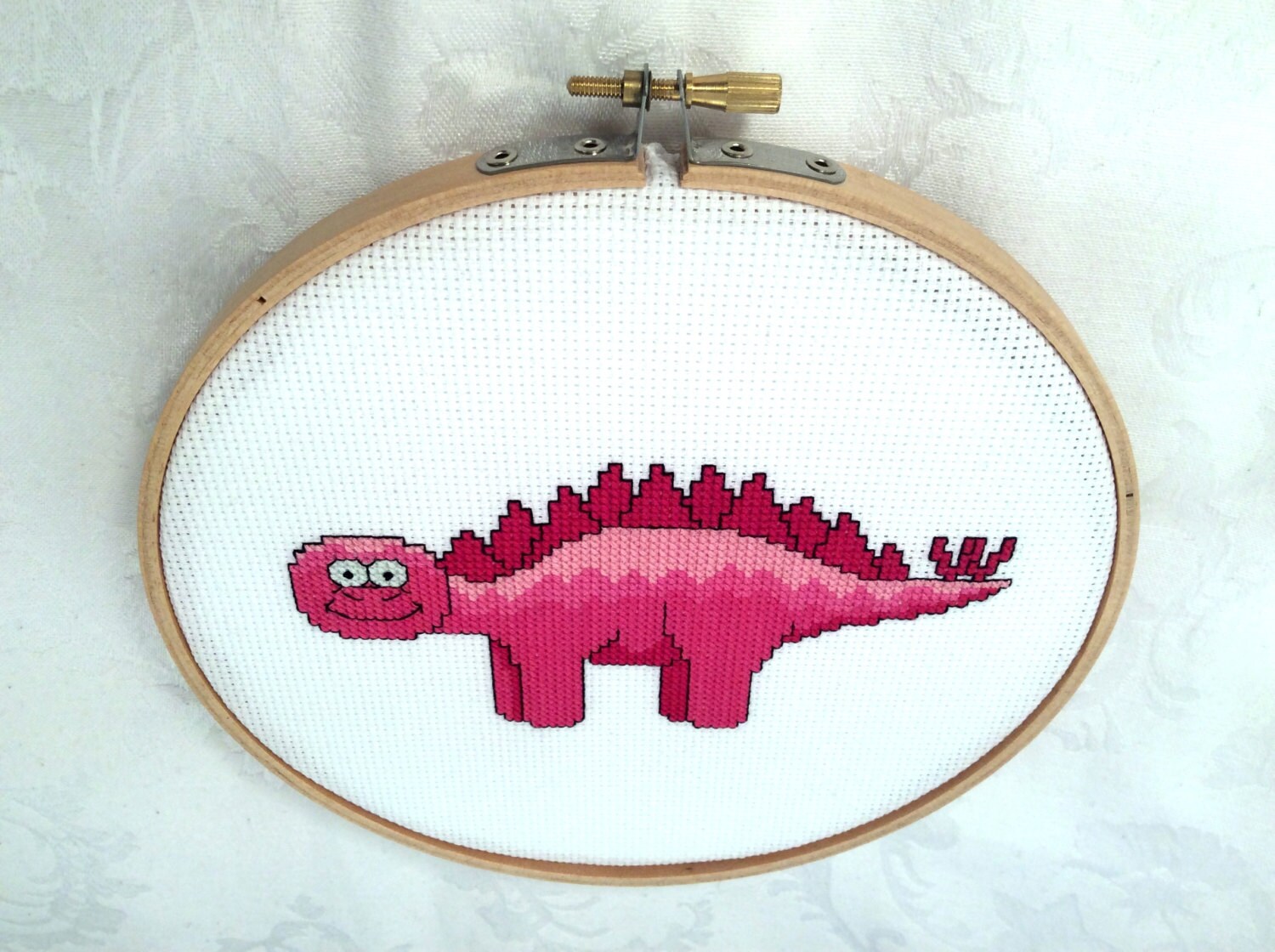 Stegosaurus Cross Stitch Pattern, Dinosaur Needlepoint, Prehistoric ...