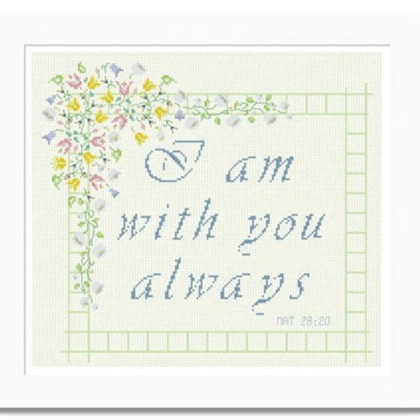 Easy Bible Verse Cross Stitch - Etsy
