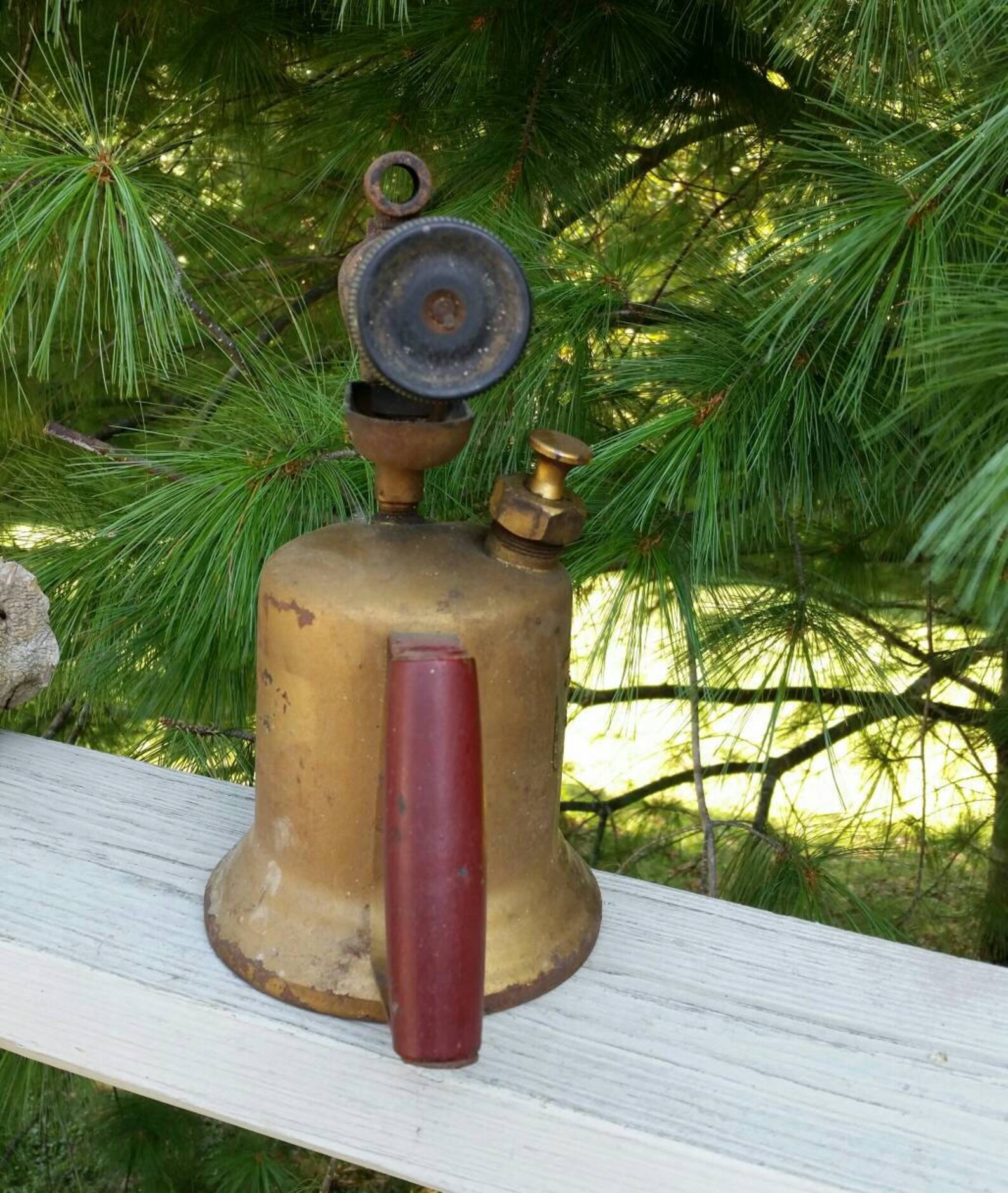 Vintage Brass Blow Torch With Single Valve - Etsy