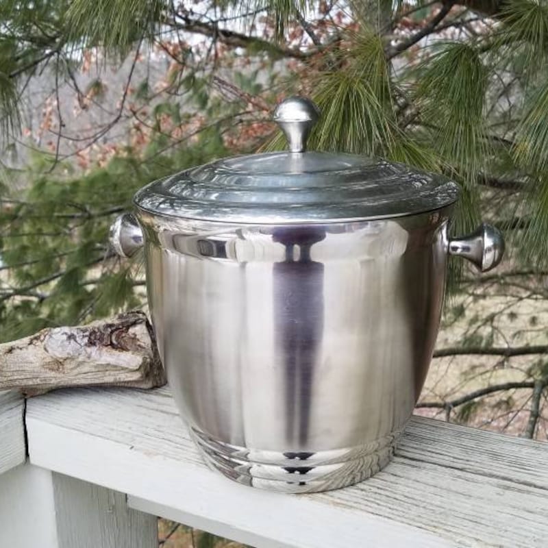 Chrome Ice Bucket - Etsy