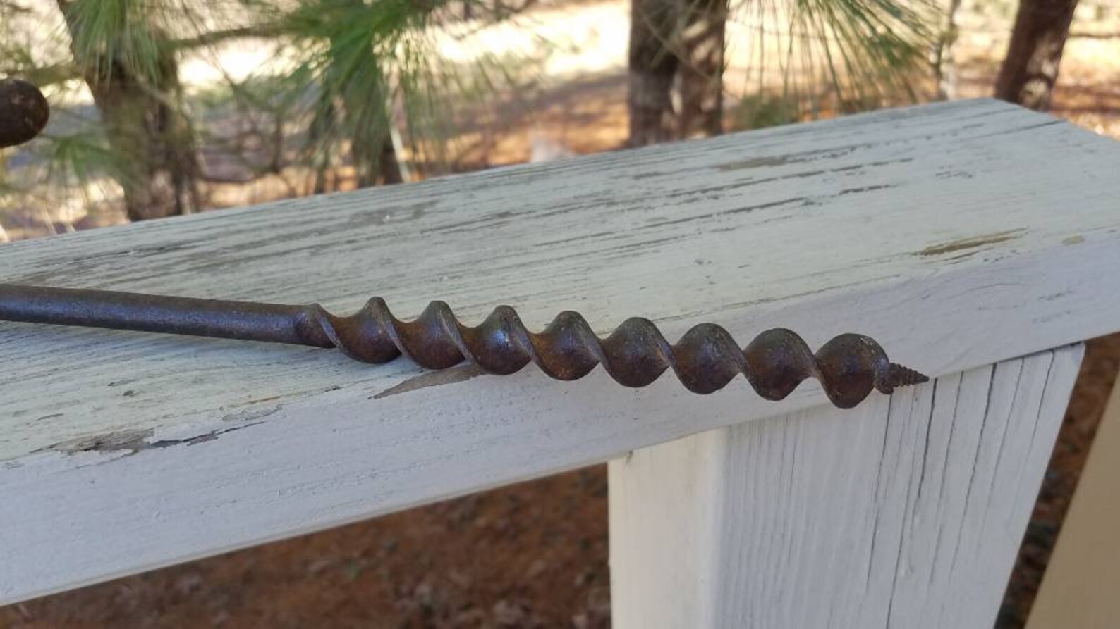3/4 Inch Antique Hand Auger / Rustic Tools / Antique Hand Tool | Etsy