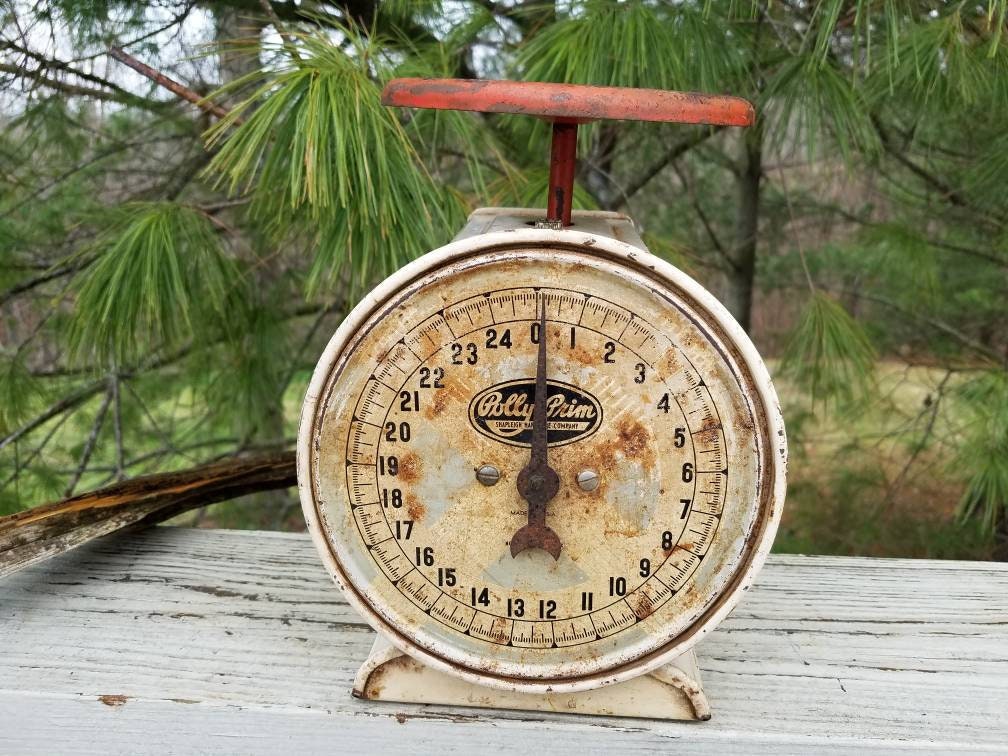 Kitchen & Dining Antique Kitchen Scale POLLY PRIM 25 Lb Kitchen Scale ...