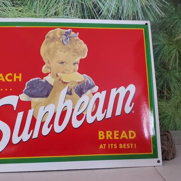 Sunbeam Bread Sign - Etsy
