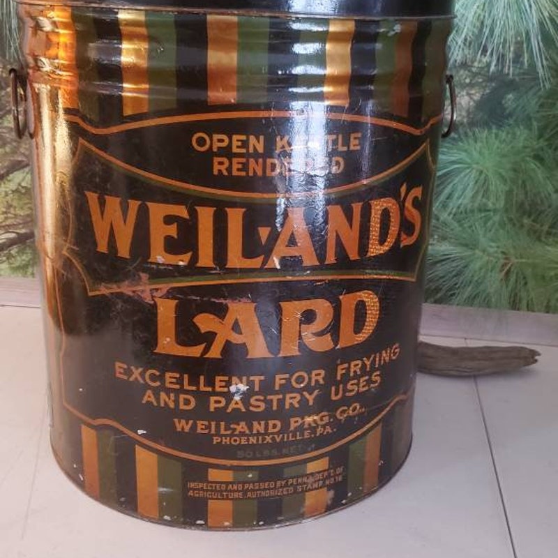 Lard Tin - Etsy