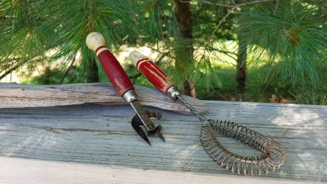 2 Piece Bar Tool Set Bottle Opener and Mixer: Vintage Barware - Etsy