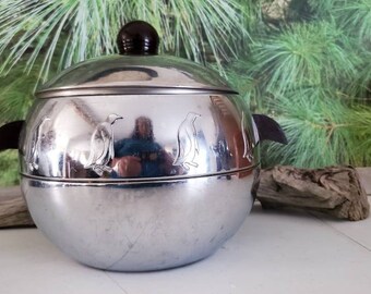 Stainless Steel Penguin Hot Cold Server West Bend Penguin Cooler With ...