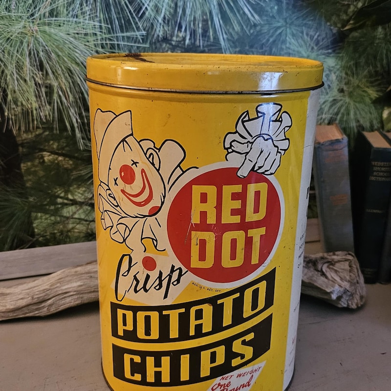Potato Chip Tins - Etsy