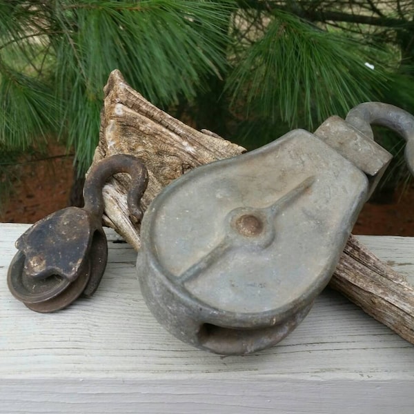 Rustic Pulley - Etsy