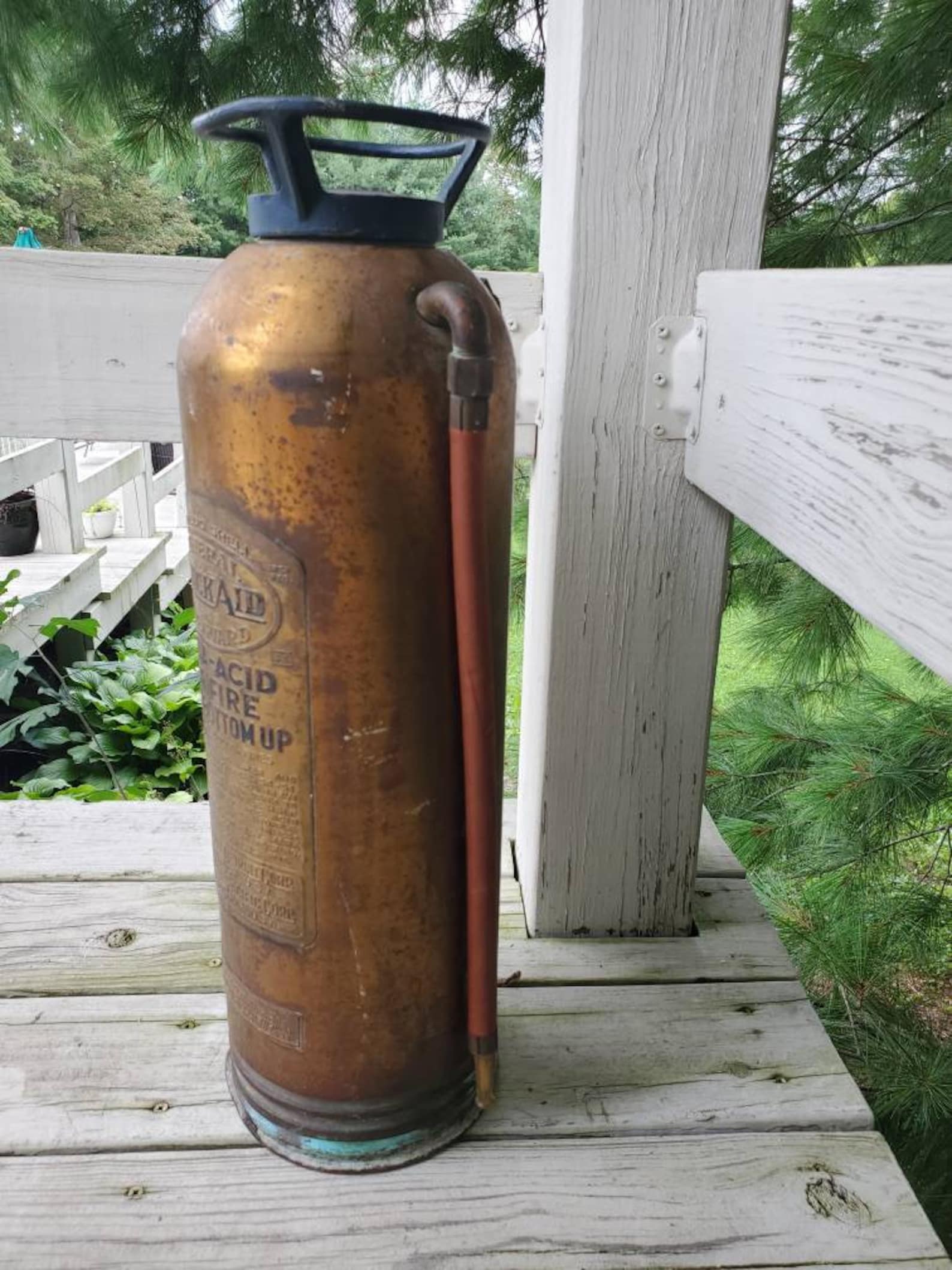 General Quick Aid Soda Acid Brass Fire Extinguisher the - Etsy UK