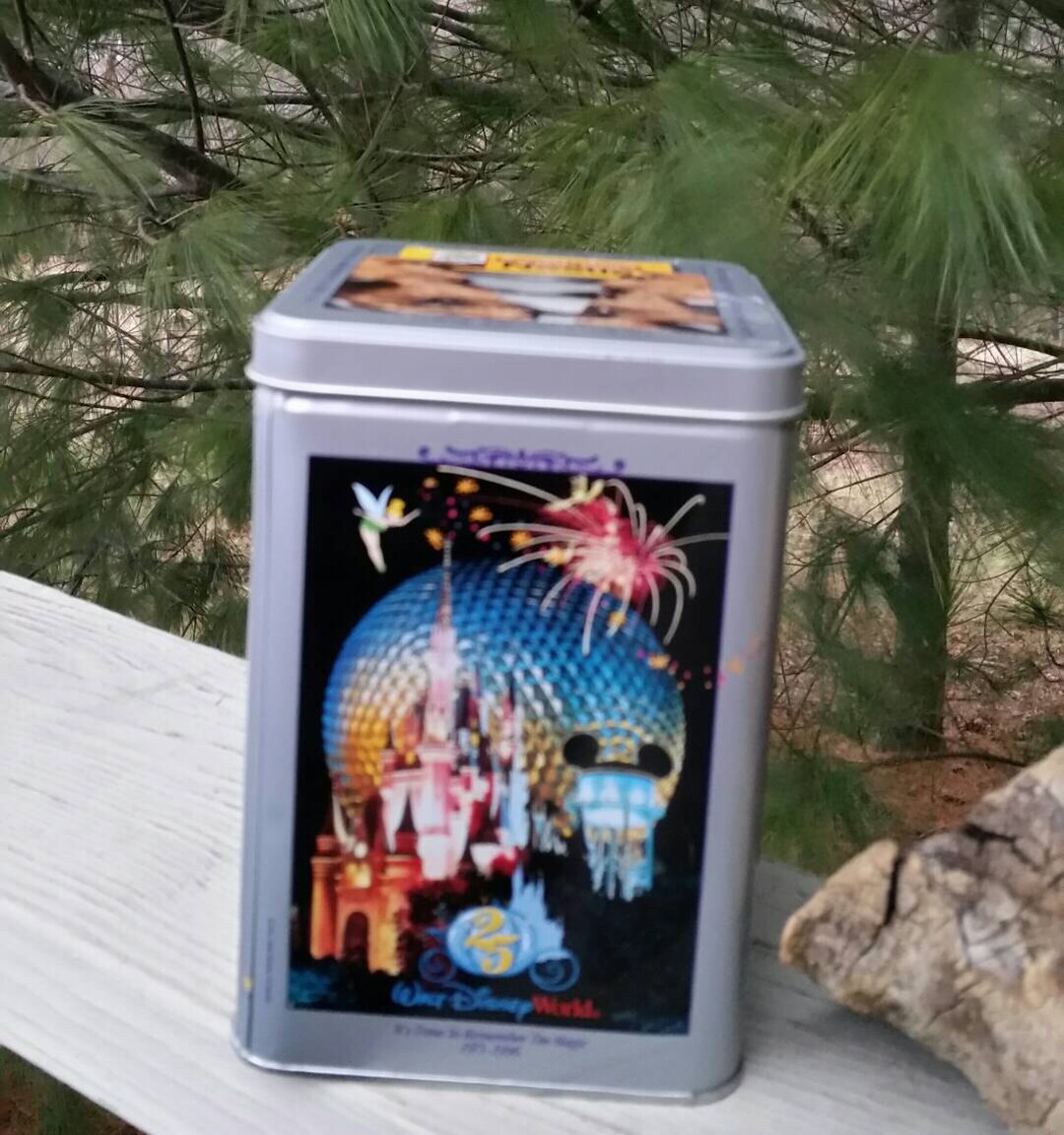 Vintage Nestle Walt Disney World 25th Anniversary Tin Collectible ...